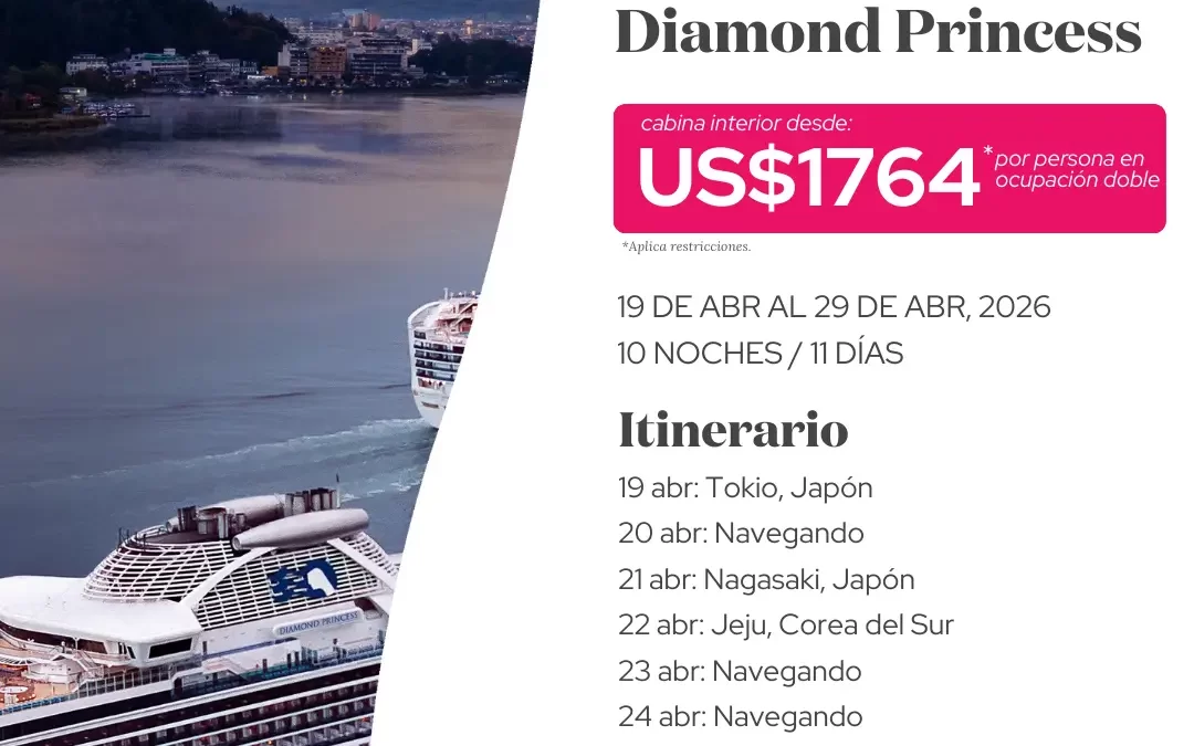 Jap Diam P | Cruceros Princess, Líderes en Cruceros.